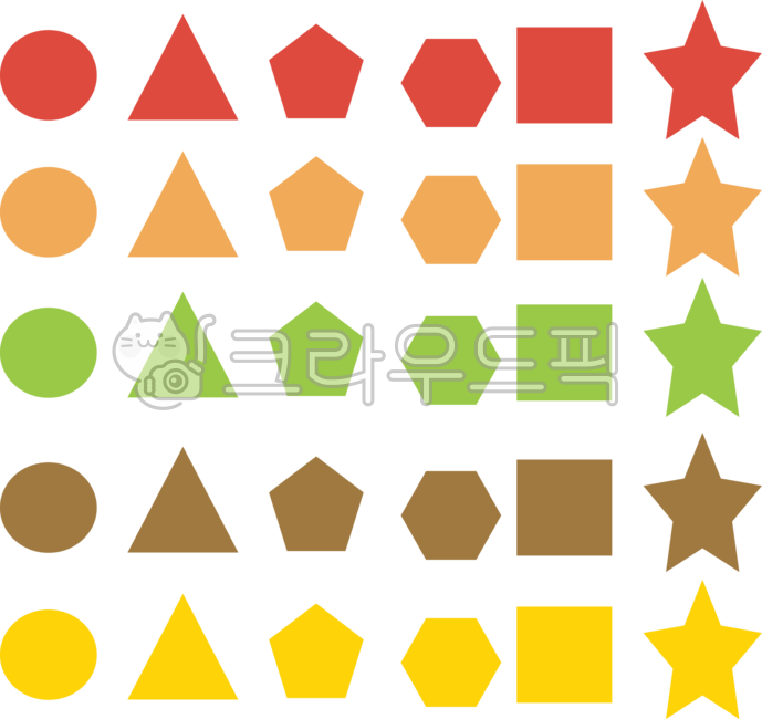 도형, 일러스트, png, 동그라미, 세모, 사진,이미지,일러스트,캘리그라피 - seinT작가