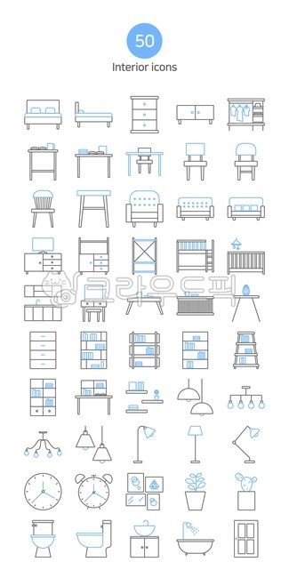 라인아이콘, 벡터, 아이콘, 세트, 라인, 사진,이미지,일러스트,캘리그라피 - 유자디자인작가
