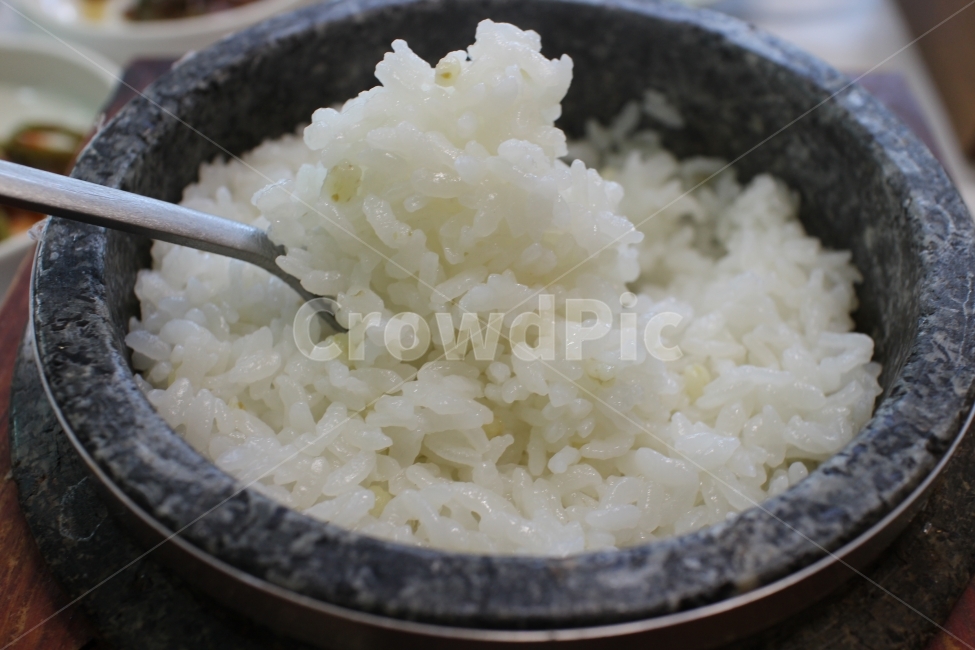 돌솥밥, 쌀밥, 한국인의힘, 하얀밥, 식사, 사진,이미지,일러스트,캘리그라피 - Nelralee작가