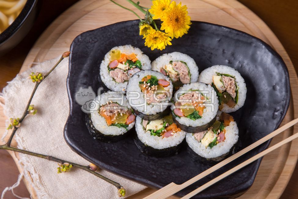 김밥, 분식, 참치김밥, 야채김밥, 음식, 사진,이미지,일러스트,캘리그라피 - Nqorncjswl작가