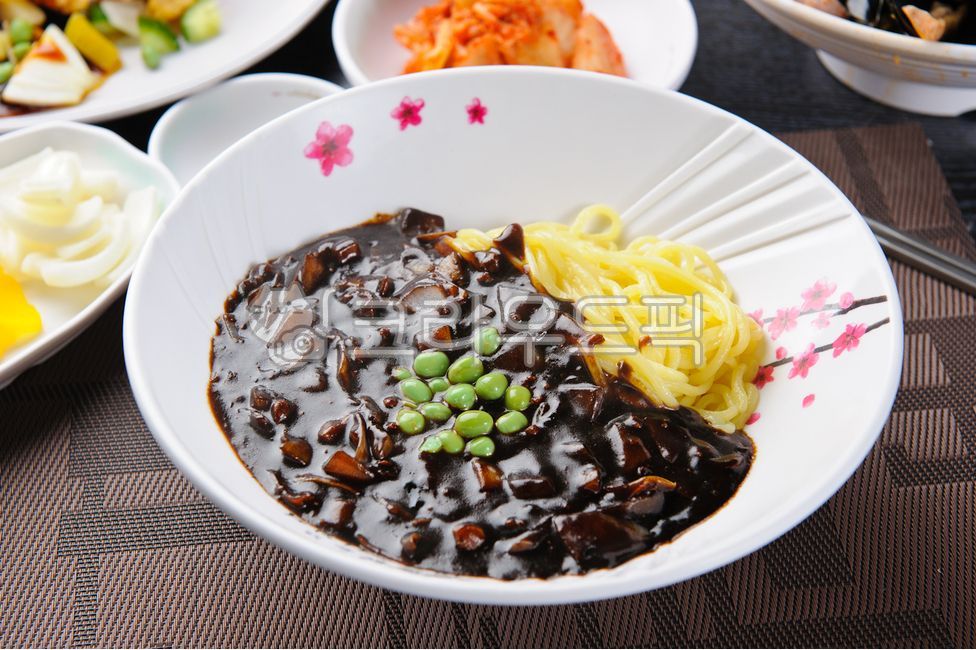 짜장면, 중식, 중국식, 음식, 요리, 사진,이미지,일러스트,캘리그라피 - 2470mm작가