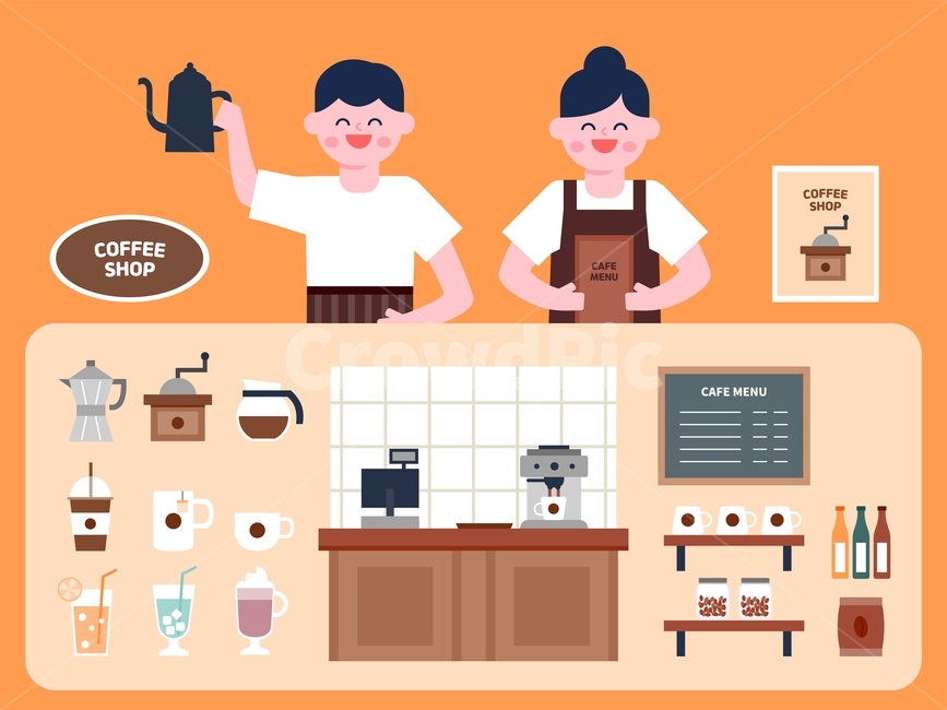 디자인, 일러스트, 벡터, 백터, 그래픽, 사진,이미지,일러스트,캘리그라피 - 크러쉬온작가