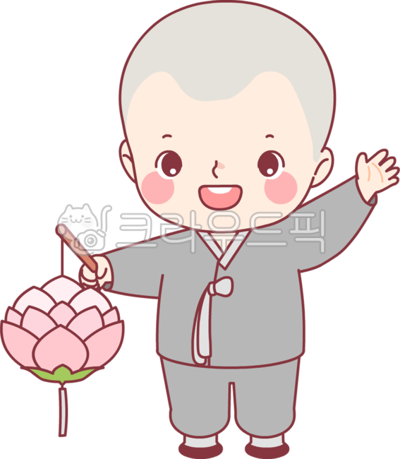 동자승, 연등, 부처님오신날, 스님, 불교, 사진,이미지,일러스트,캘리그라피 - jinseo작가