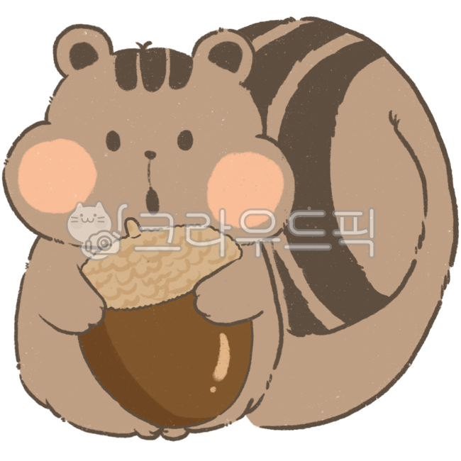 동물, 캐릭터, 다람쥐, 도토리, 가을, 사진,이미지,일러스트,캘리그라피 - among_cumong작가