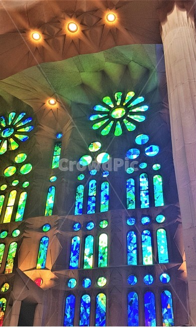 스페인, 바르셀로나, 안토니가우디, 사그리다파밀리아대성당, 건축물, 사진,이미지,일러스트,캘리그라피 - 수해작가