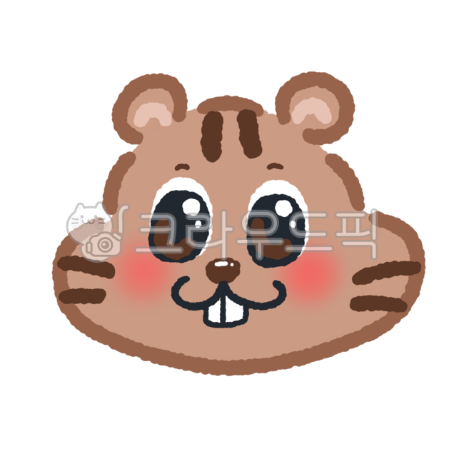 다람쥐, 다람쥐캐릭터, 다람쥐일러스트, squirrel, 동물, 사진,이미지,일러스트,캘리그라피 - 로제불닭작가