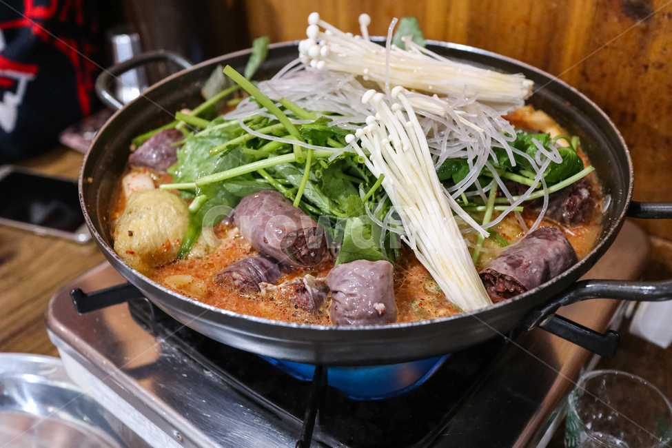 순대전골, 전골, 순대, 안주, 음식, 사진,이미지,일러스트,캘리그라피 - 크리에이티브열정작가