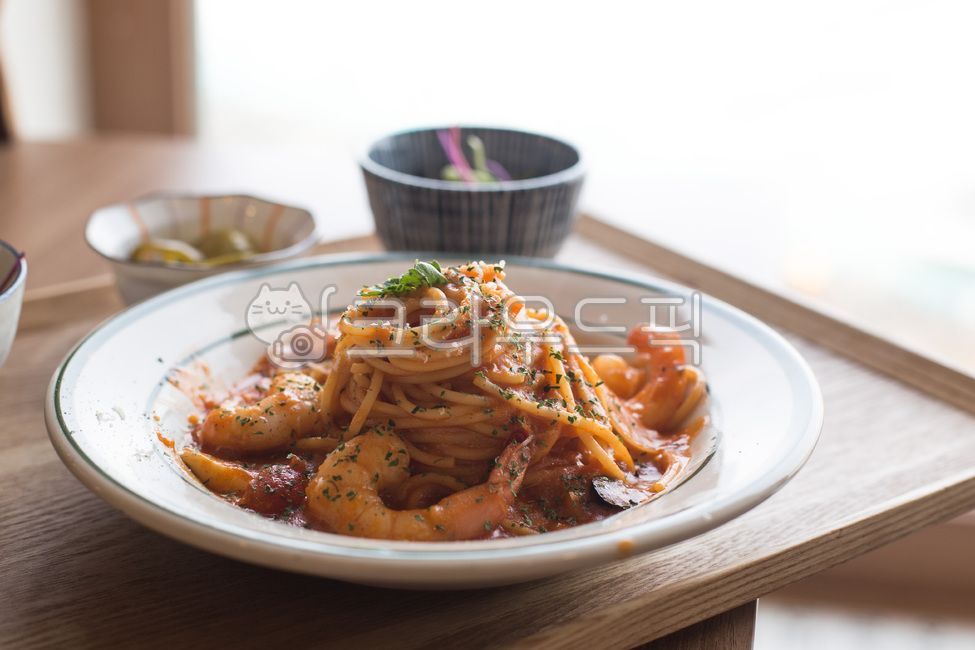 스파게티, 파스타, 해물스파게티, 토마토, 토마토스파게티, 사진,이미지,일러스트,캘리그라피 - natsu u작가
