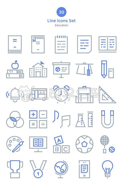 라인아이콘, 비즈니스, 벡터, 아이콘세트, 라인, 사진,이미지,일러스트,캘리그라피 - 유자디자인작가