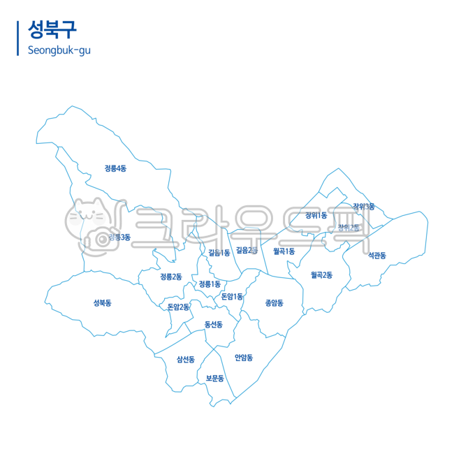 map, diagram, illustration, seongbukgu, seongbukgumap, 사진,이미지,일러스트,캘리그라피 - minnnnn작가