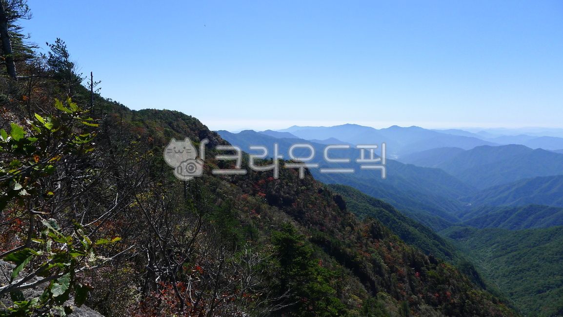 지리산, 국립공원, 연봉, 능선, 가을, 사진,이미지,일러스트,캘리그라피 - 자연사랑작가