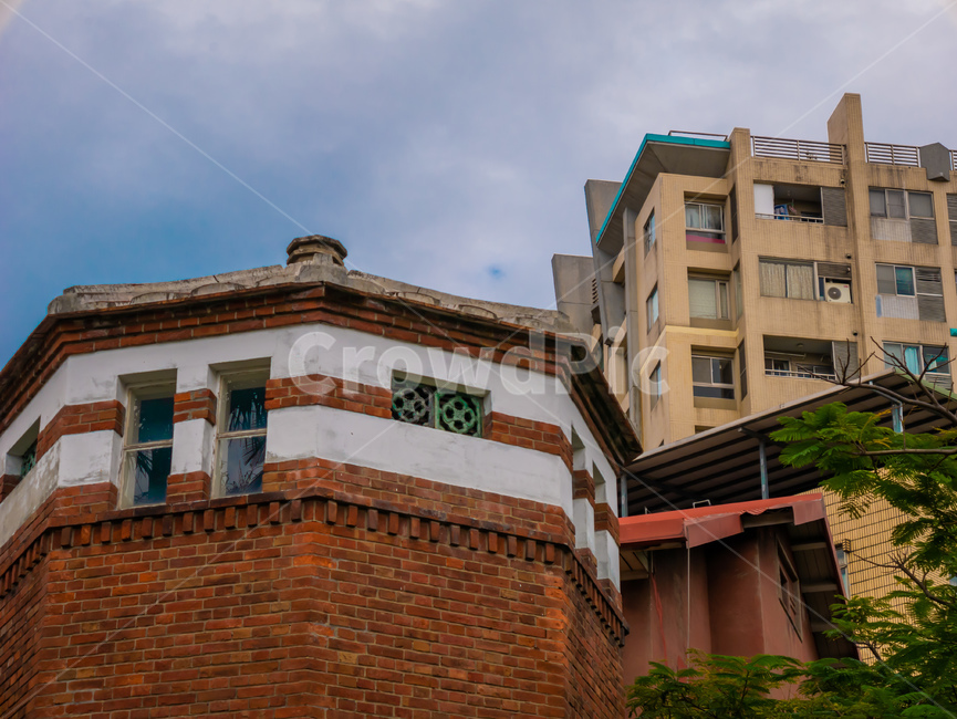 대만, 벽돌집, 아파트, 하늘, 중국, 사진,이미지,일러스트,캘리그라피 - HunoH작가