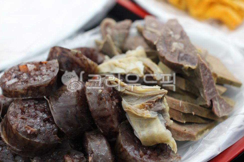 순대, 간, 분식, 한국요리, 한국음식, 사진,이미지,일러스트,캘리그라피 - 수수포토작가