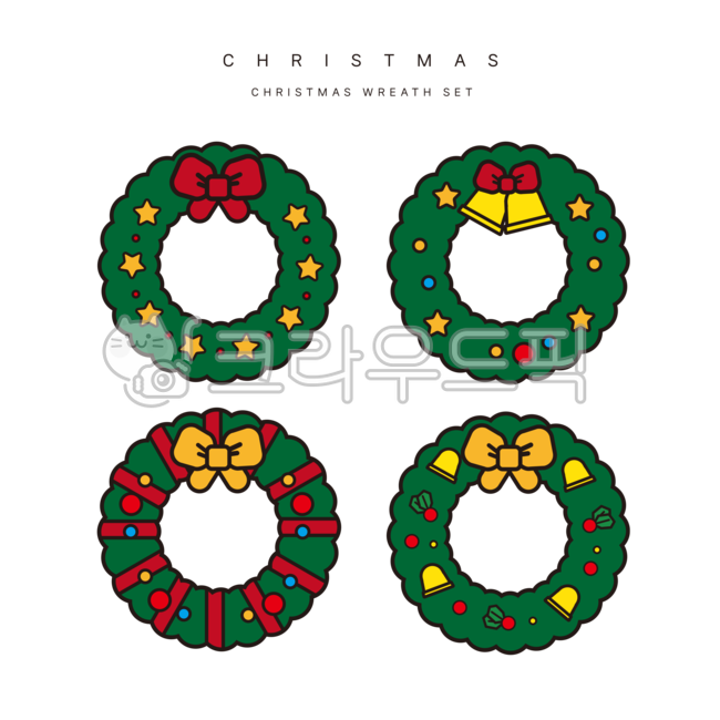 크리스마스, 크리스마스리스, 리스, 크리스마스장식, 성탄절, 사진,이미지,일러스트,캘리그라피 - YH88작가