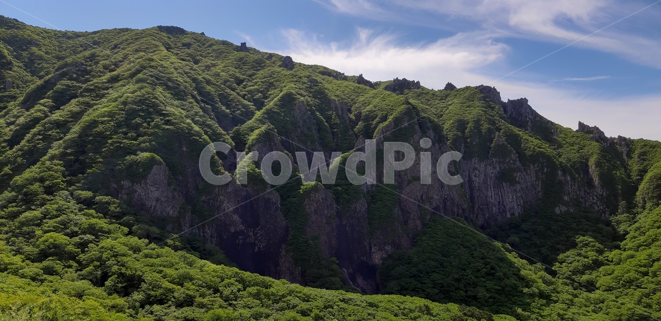 제주도, 한라산, 영실코스, 오백장군봉, 기암절벽, 사진,이미지,일러스트,캘리그라피 - 자연사랑작가