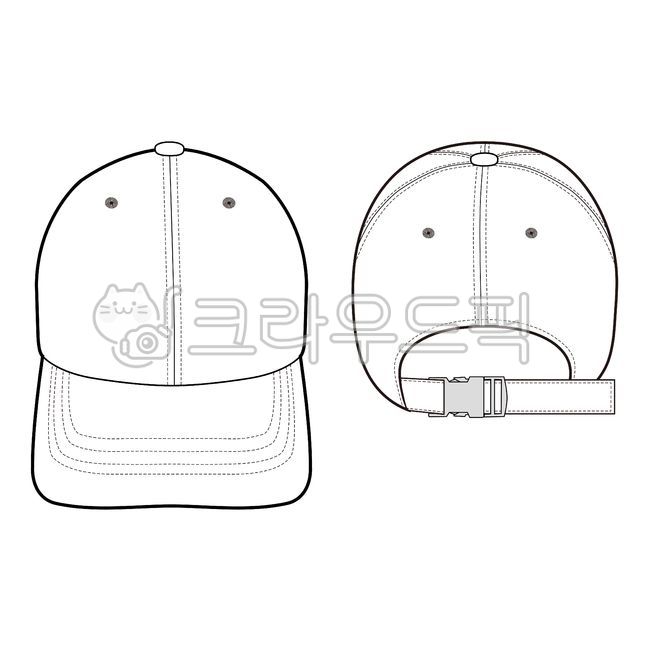 baseball cap, fashion schematic, snapback, hat schematic, fashion work ...