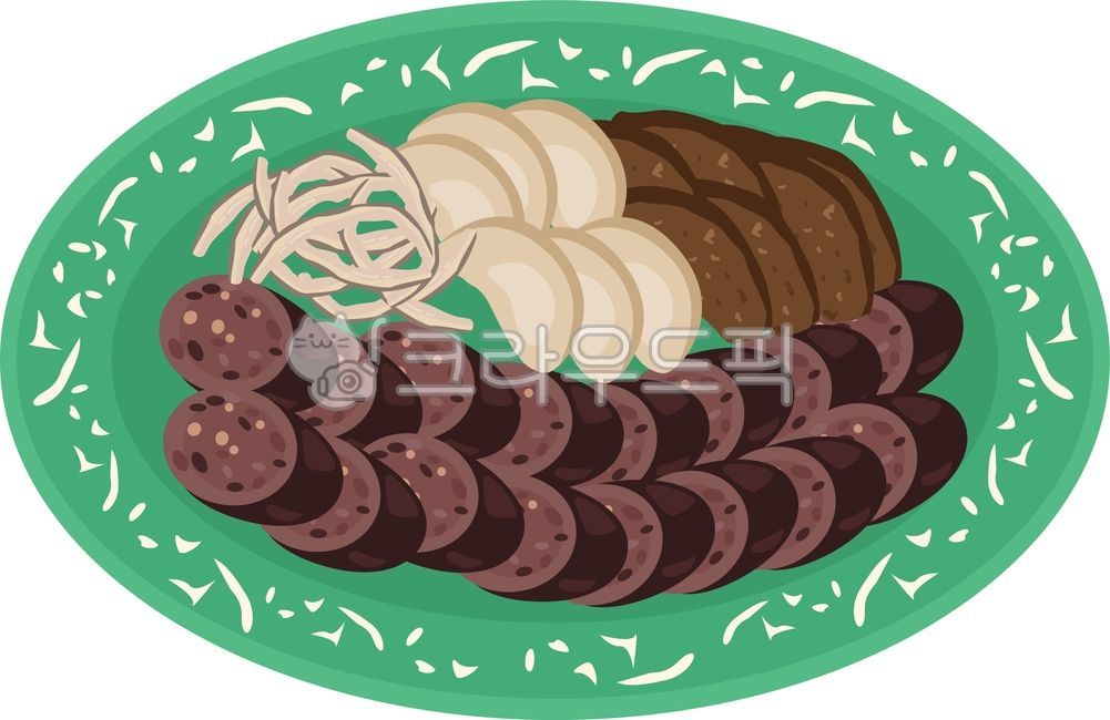 순대, 오소리감투, 내장, 분식, 간식, 사진,이미지,일러스트,캘리그라피 - heyeon08작가