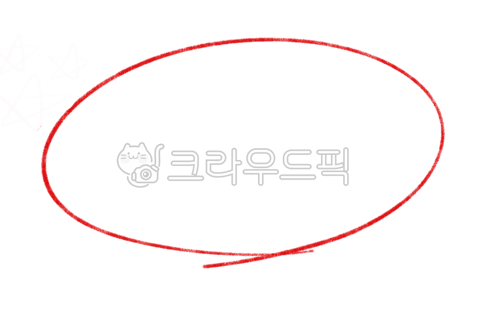 png, 빨간색, 동그라미, 동그라미빨간펜, 빨간펜, 사진,이미지,일러스트,캘리그라피 - baebaedesign작가