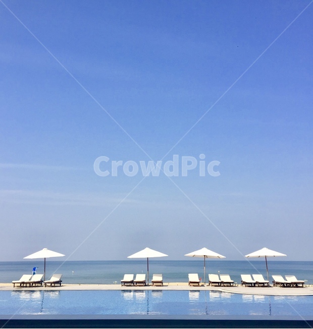 푸꾸옥, 휴가, 파라솔, 풍경, beach, 사진,이미지,일러스트,캘리그라피 - Nwn6060작가