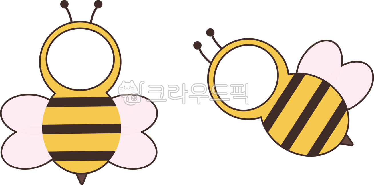 꿀벌, 벌, 꿀벌얼굴합성, 꿀벌일러스트, 벌얼굴합성, 사진,이미지,일러스트,캘리그라피 - Anyum작가