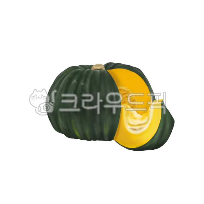 음식 Food 식료품 단호박 야채 사진 이미지 일러스트 캘리그라피 Nchuccida작가