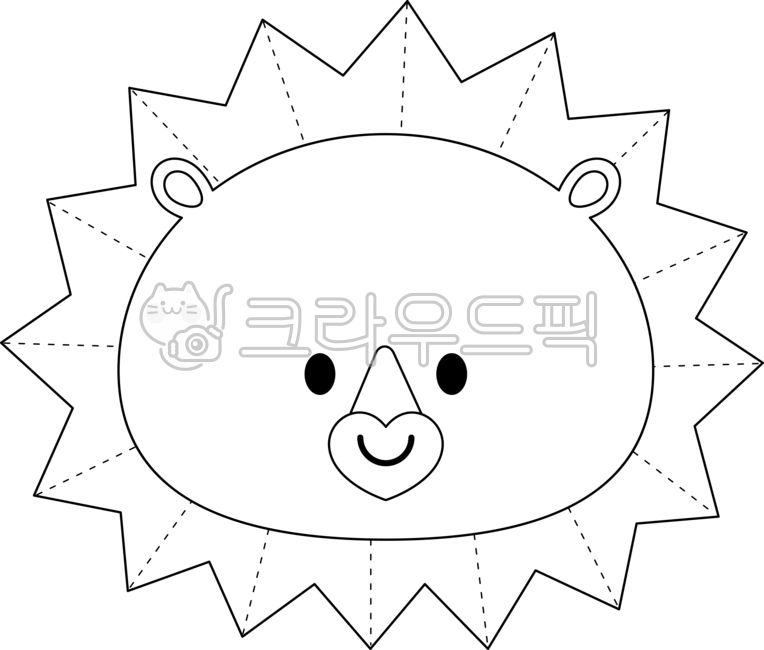 스케치, 색칠공부, 라인일러스트, 활동자료, 도안, 사진,이미지,일러스트,캘리그라피 - mimi grim작가