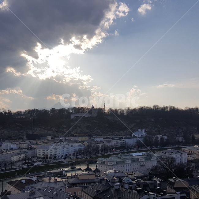 오스트리아, 풍경, 해외, 오후, 태양, 사진,이미지,일러스트,캘리그라피 - hyeki작가