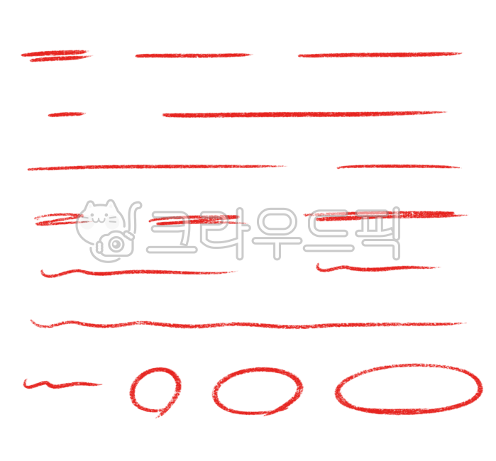 ppt, 아이콘, 밑줄, 동그라미, 파워포인트소스, 사진,이미지,일러스트,캘리그라피 - 복주머니작가