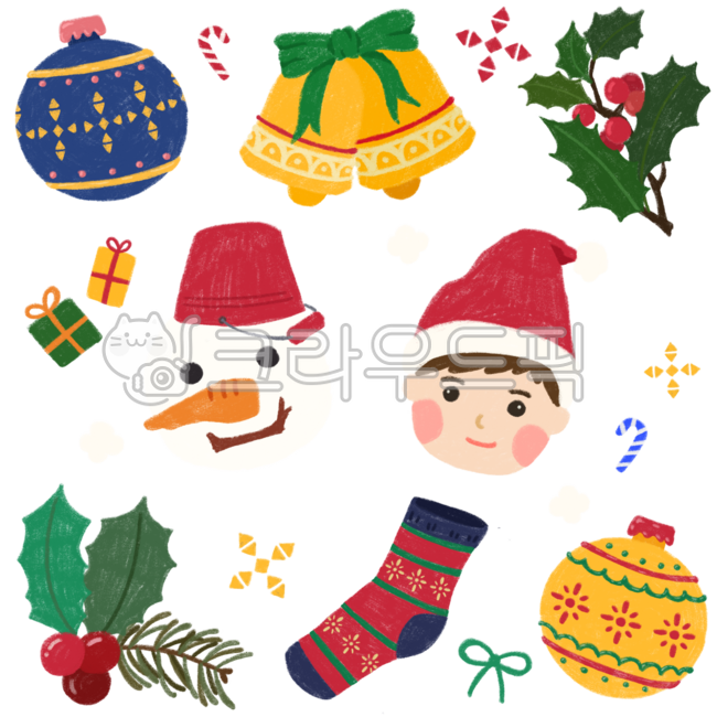 크리스마스, 성탄절, 크리스마스꾸미기, 크리스마스그림, 크리스마스일러스트, 사진,이미지,일러스트,캘리그라피 - 희희작가