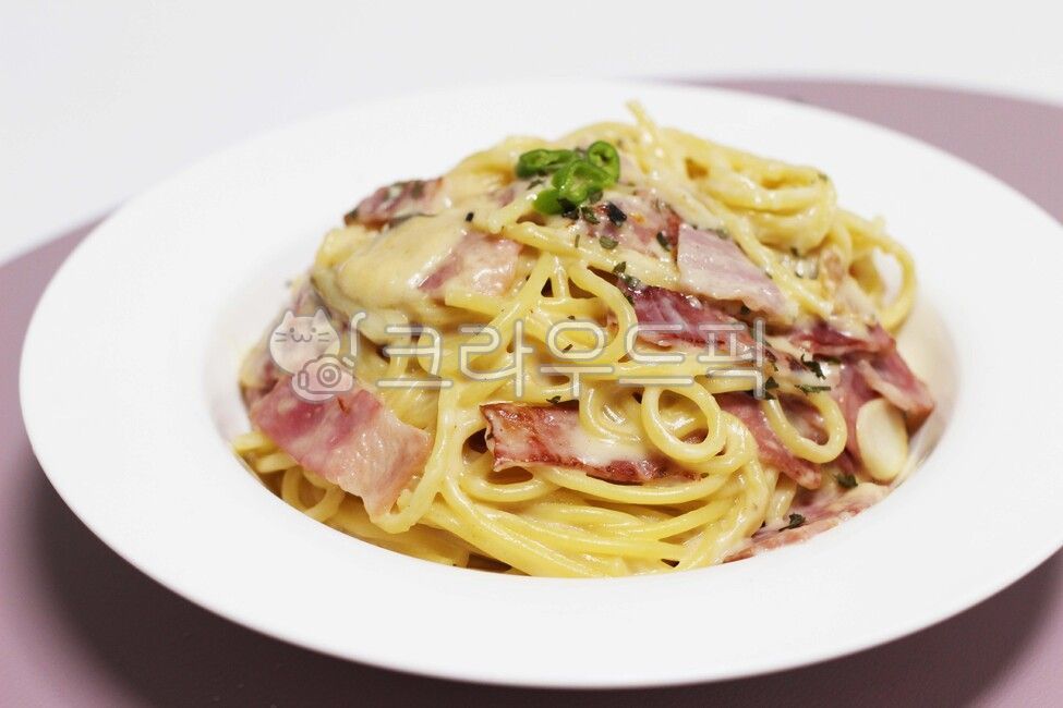 크림파스타, 베이컨크림파스타, 파스타, 스파게티, spaghetti, 사진,이미지,일러스트,캘리그라피 - 수수포토작가