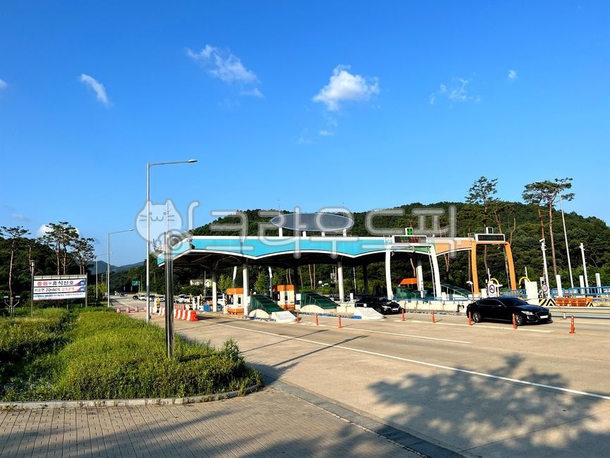 톨게이트, 고속도로, 하이패스, tollgate, highway, 사진,이미지,일러스트,캘리그라피 - lubki작가