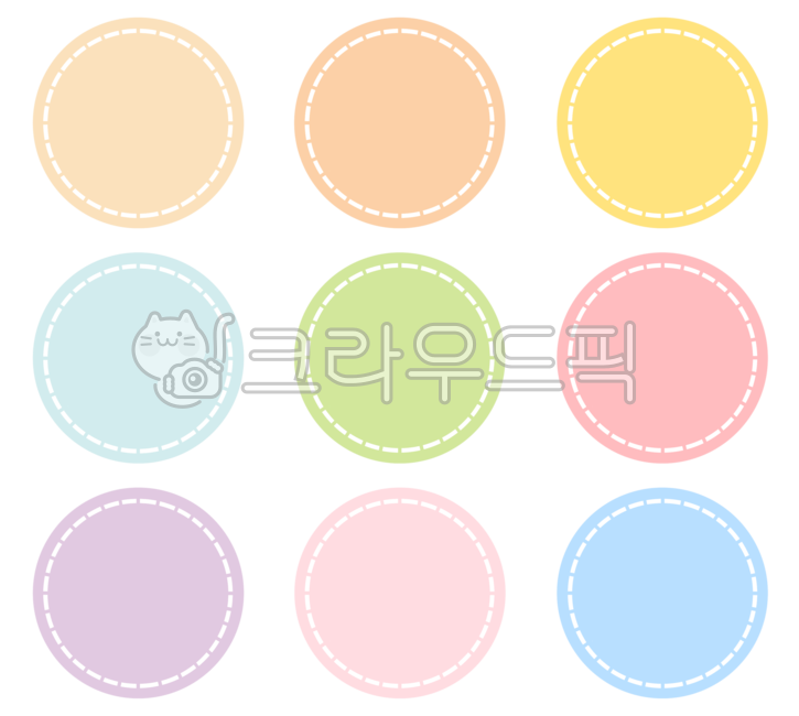 원, 동그라미, 라벨, 라인, 도형, 사진,이미지,일러스트,캘리그라피 - pepper83작가