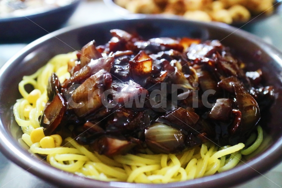 간짜장, 짜장면, 자장면, 중국음식, 음식사진, 사진,이미지,일러스트,캘리그라피 - reumreumi_작가