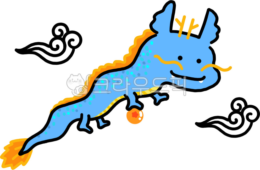 용, 청룡, 푸른용, 청룡띠, 안녕2024, 사진,이미지,일러스트,캘리그라피 - guswjd1317작가