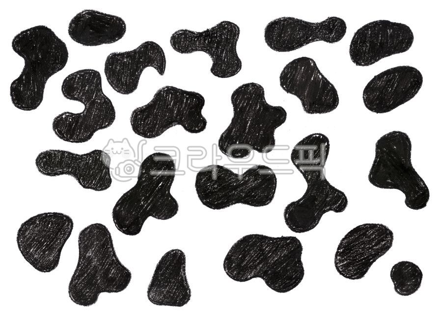 얼룩, 무늬, 검은색, 검정, 블랙, 사진,이미지,일러스트,캘리그라피 - binimin작가