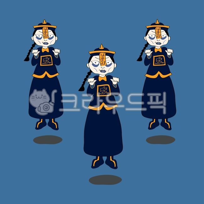 character, zombie, zombies, ghost, phantom, 사진,이미지,일러스트,캘리그라피 - Jokuna작가