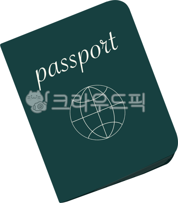 여권, 여권일러스트, 신분증, 중국여권, 입국심사, 사진,이미지,일러스트,캘리그라피 - BONDI작가