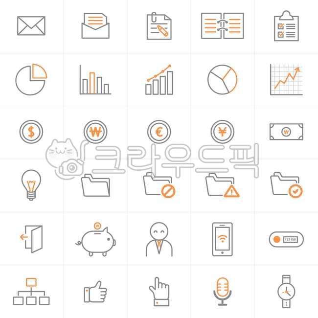 라인아이콘, 벡터, 아이콘, 세트, 라인, 사진,이미지,일러스트,캘리그라피 - 유자디자인작가
