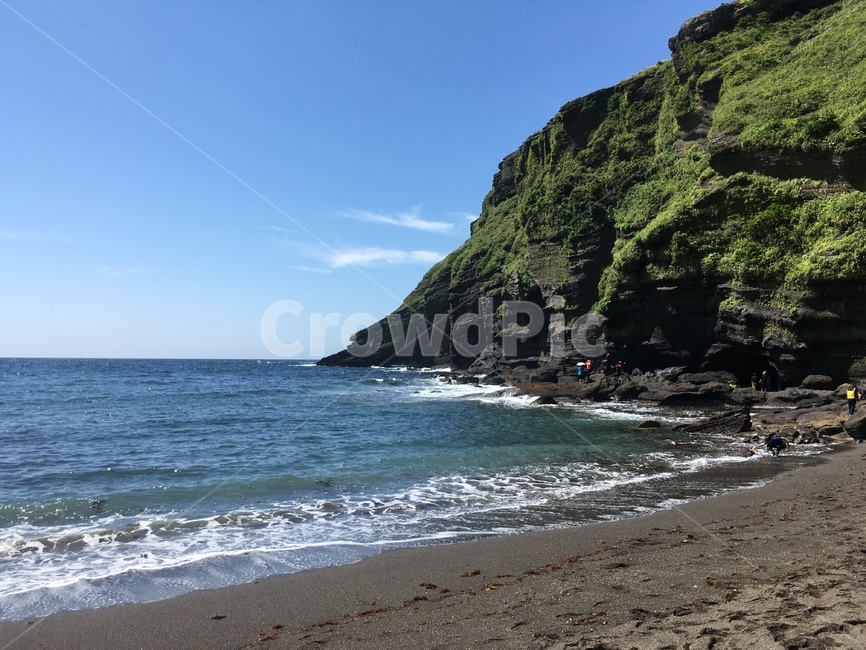 검은, 모래, 해변, 검은모래해변, 제주도, 사진,이미지,일러스트,캘리그라피 - HUKIM작가