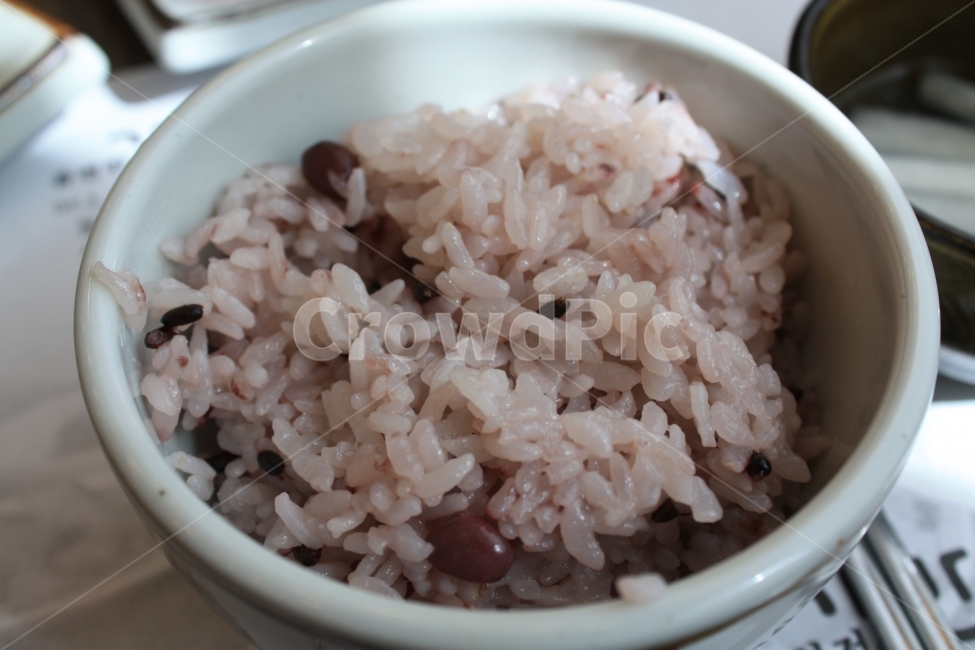 잡곡밥, 한식, 밥, 콩밥, 식사, 사진,이미지,일러스트,캘리그라피 - 마망작가