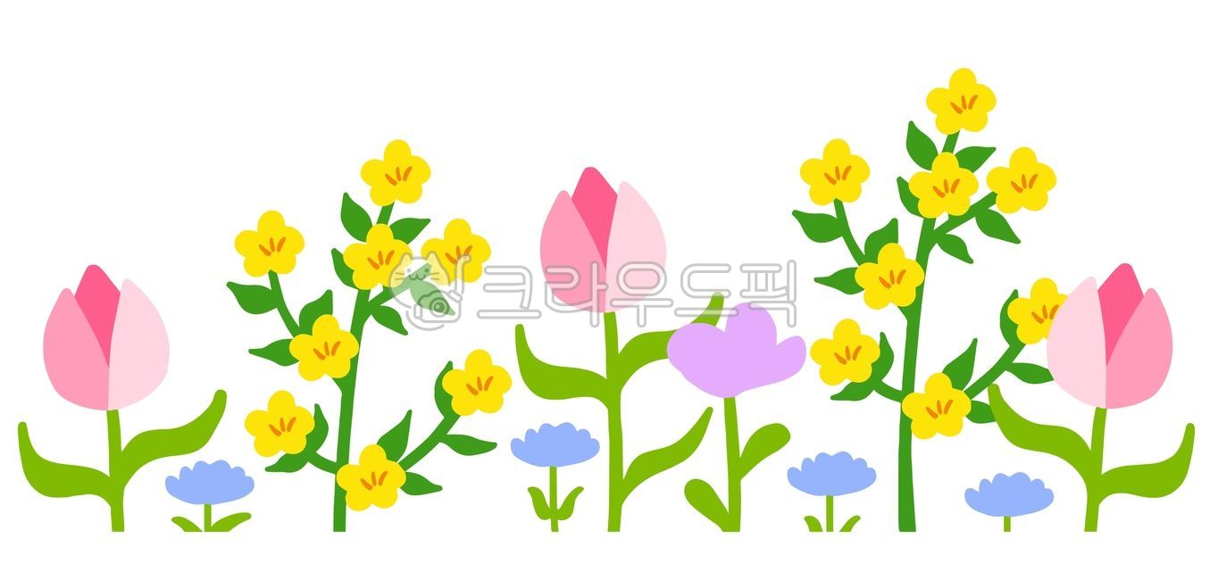 꽃, 봄, 식물, 꽃일러스트, 봄꽃, 사진,이미지,일러스트,캘리그라피 - 52saseyou작가