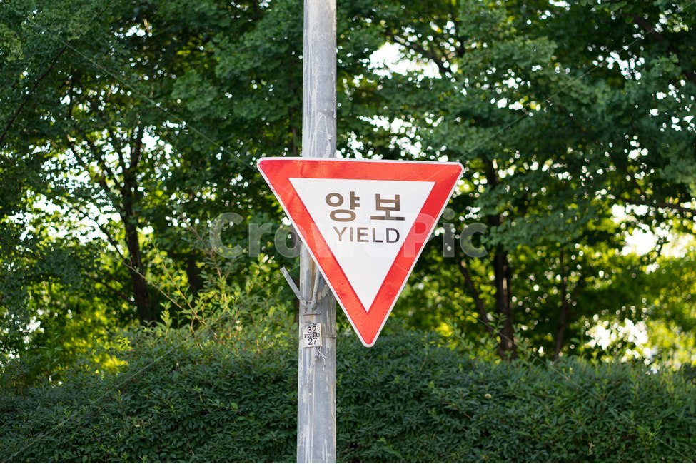 양보 표지판 색칠 페이지 도로표지규칙
