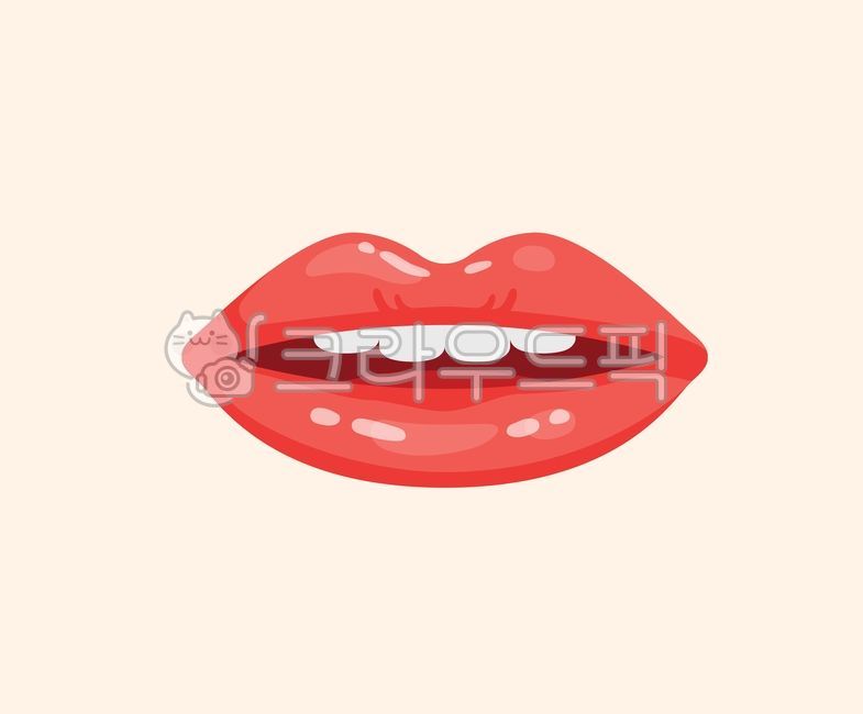 입, 입술, 이빨, 립, 립스틱, 사진,이미지,일러스트,캘리그라피 - 프레즌트작가