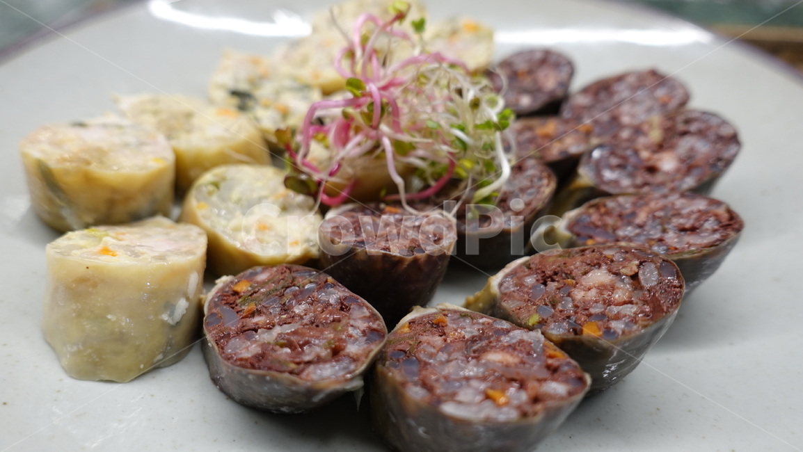순대, koreansausage, food, meal, 식사, 사진,이미지,일러스트,캘리그라피 - LIA작가