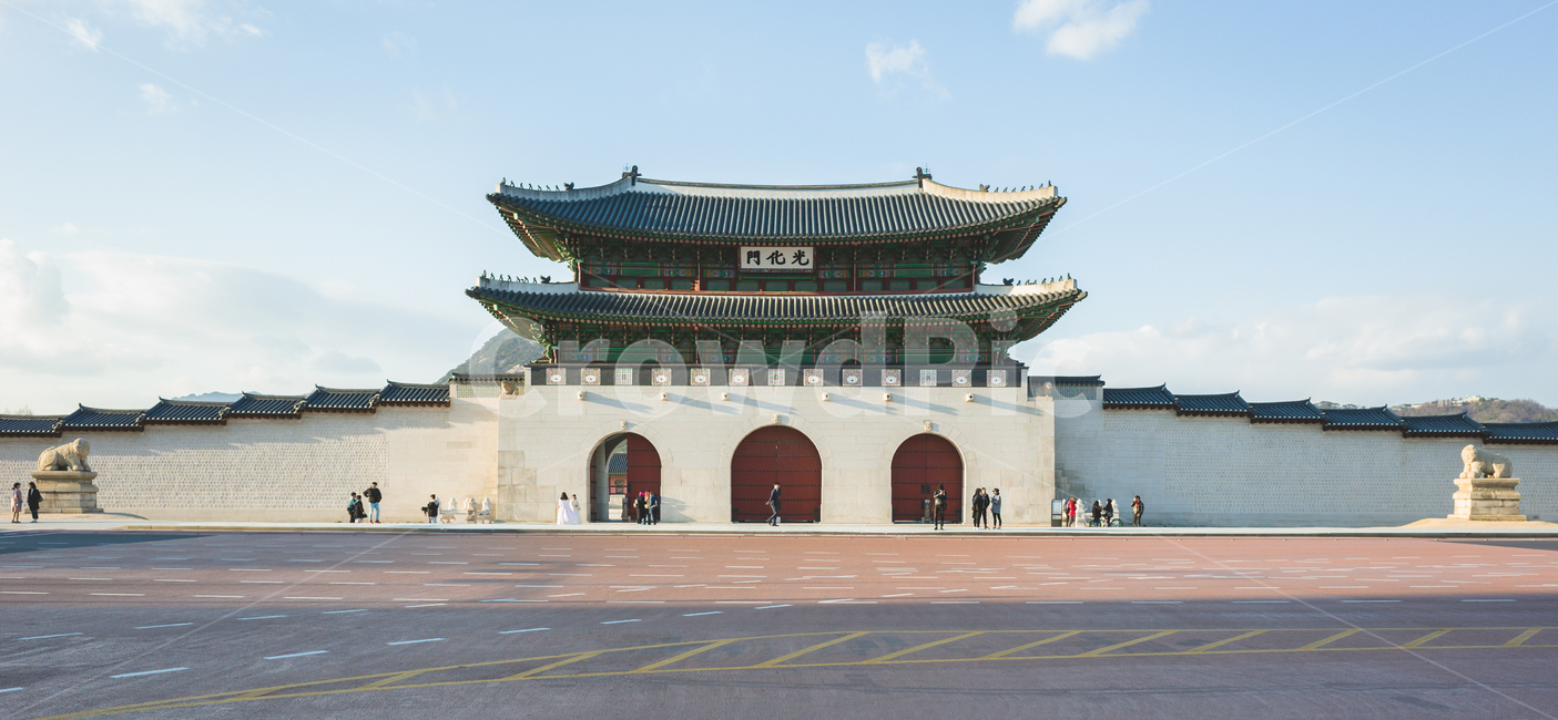 경복궁, 광화문, 서울, 봄, 궁, 사진,이미지,일러스트,캘리그라피 - 안느작가