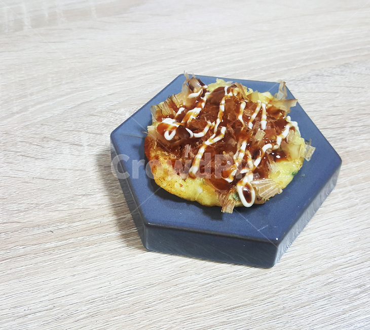 오코노미야끼, 오코노미야키, 음식, 전, 요리, 사진,이미지,일러스트,캘리그라피 - mewlab작가