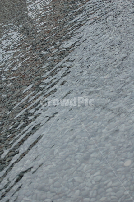 물결, 조약돌, 냇가, 강가, 수면, 사진,이미지,일러스트,캘리그라피 - jacob.park작가