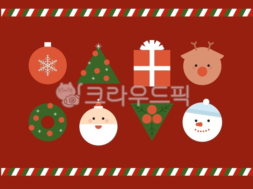 크리스마스, 성탄절, 아이콘, 일러스트, 손그림, 사진,이미지,일러스트,캘리그라피 - magnoliaa작가