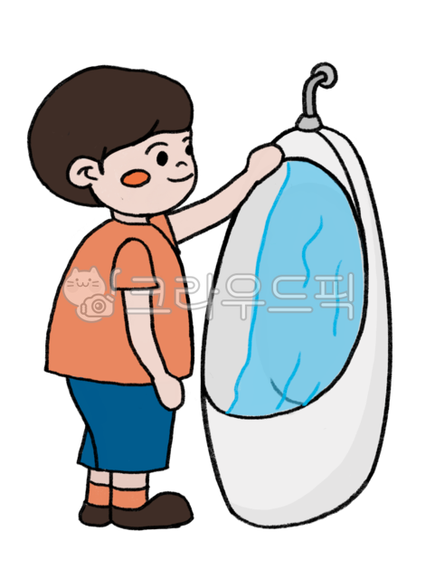 변기, 소변기, 오줌, 배변활동, 어린이집, 사진,이미지,일러스트,캘리그라피 - dallang작가