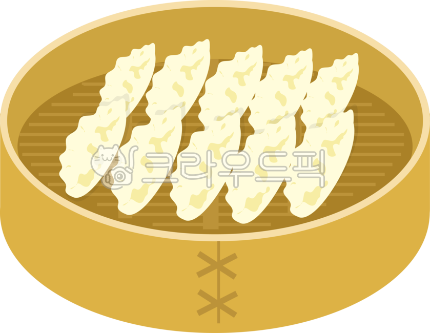 만두, 찐만두, 만두일러스트, 찜기, food, 사진,이미지,일러스트,캘리그라피 - warmsnow11작가